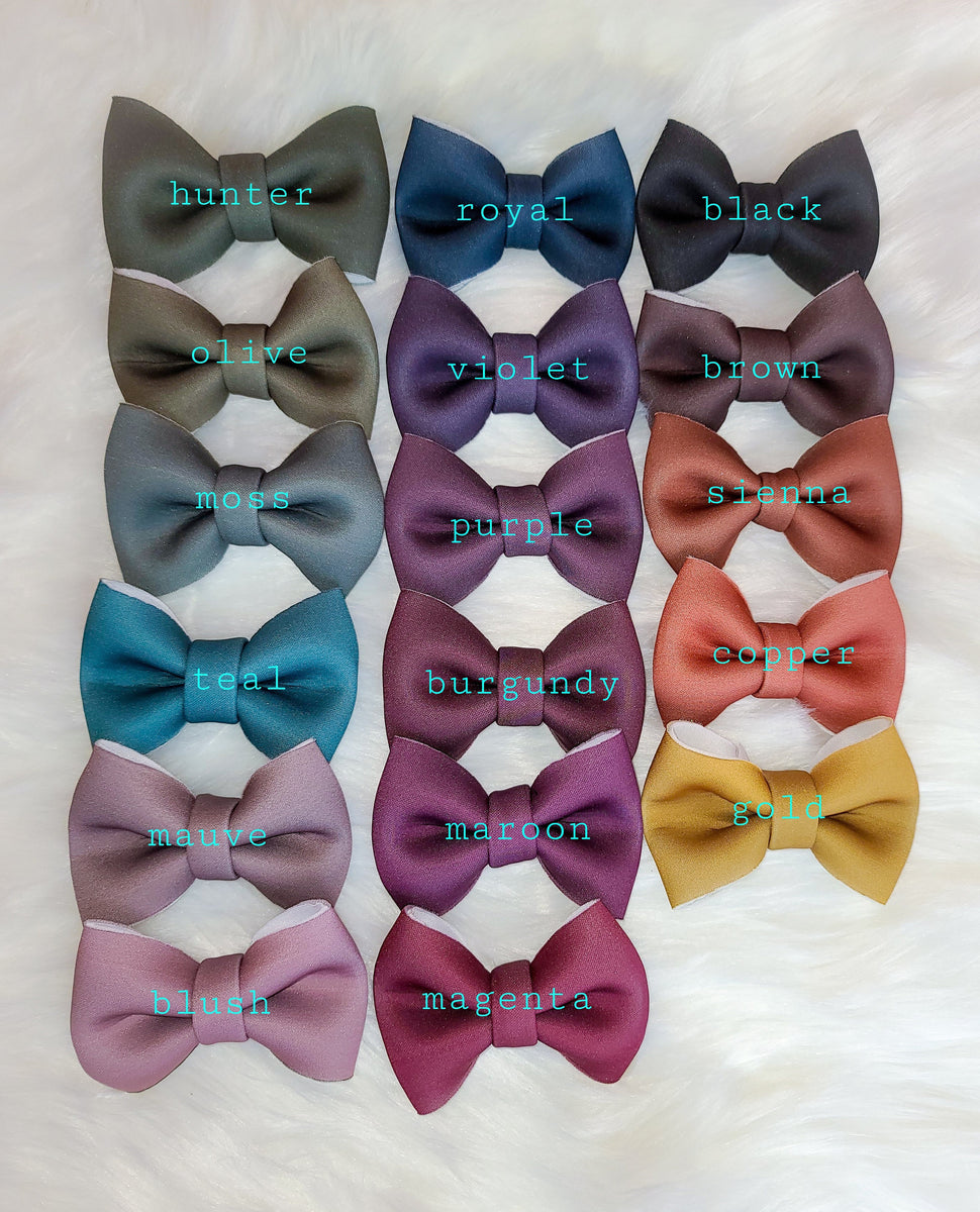 Puffy Bowties – Peanut and Bear Design